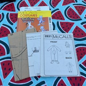 Pokemon | Other | Mccalls Y2k Sewing Pattern Pokmon Mewtwo Uncut | Poshmark